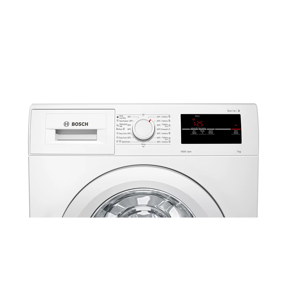 Bosch Serie 2 Washing Machine - White - Homeza