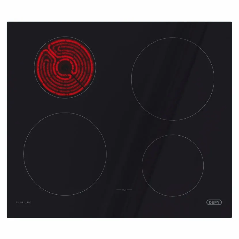 Defy Slimline Vitroceramic Hob with Control Switches - Homeza